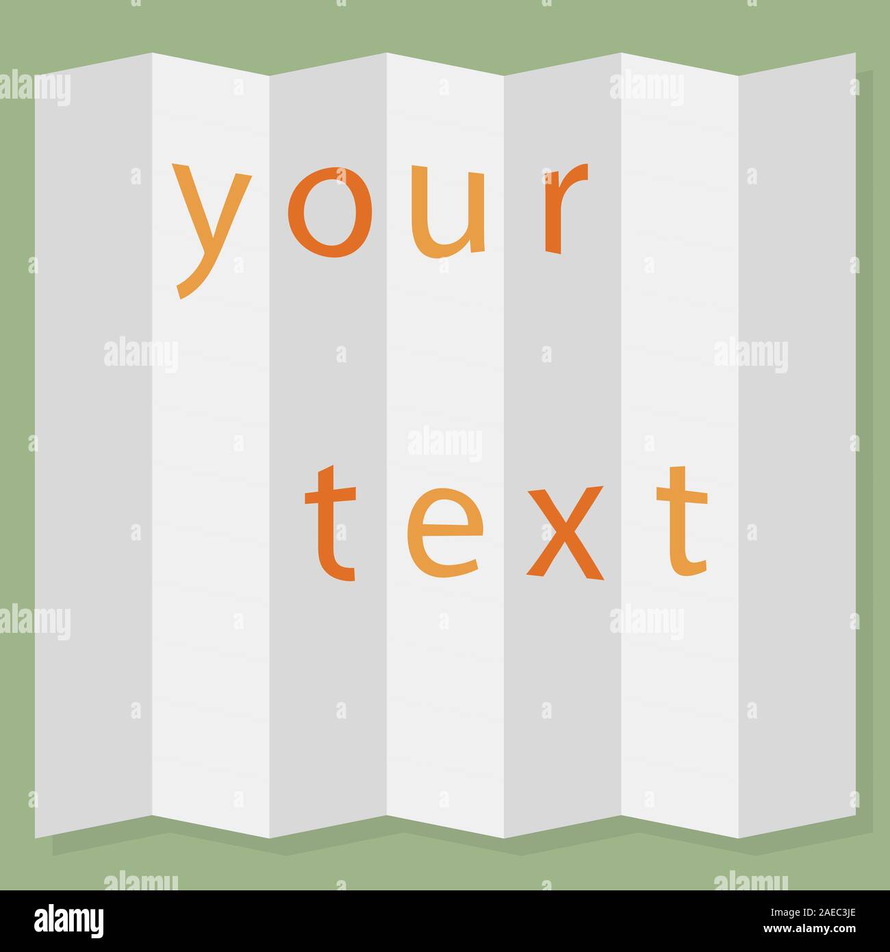 Sheet of paper folded. Vector illustration Stock Vector Image & Art - Alamy