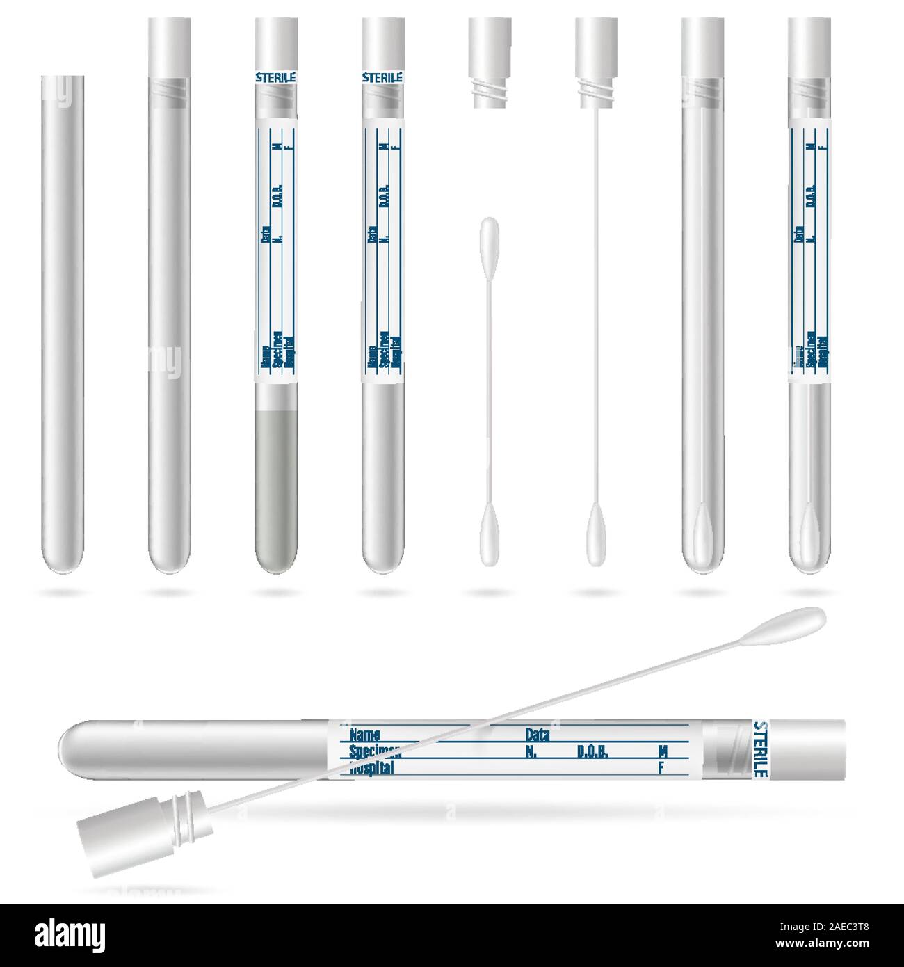 Dna swabs isolated hi-res stock photography and images - Alamy