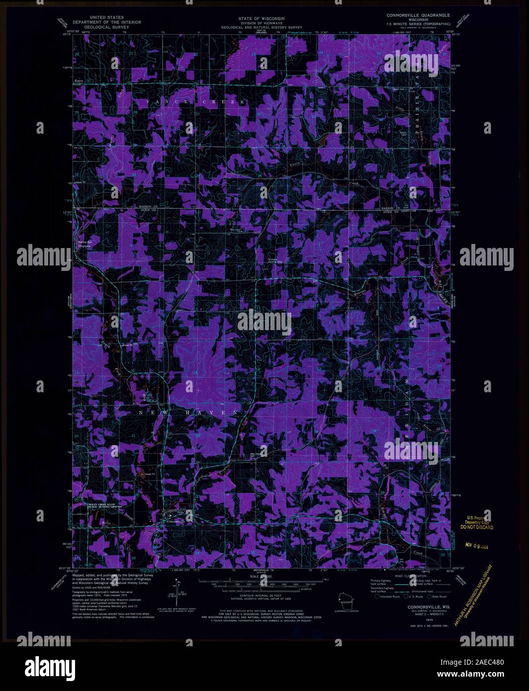 Map of connorsville hi-res stock photography and images - Alamy