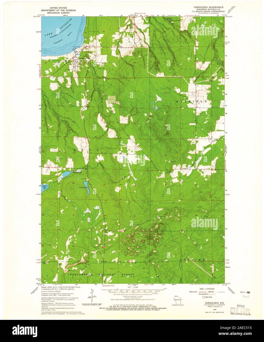 WI Cornucopia 800332 1964 24000 Restoration Stock Photo - Alamy