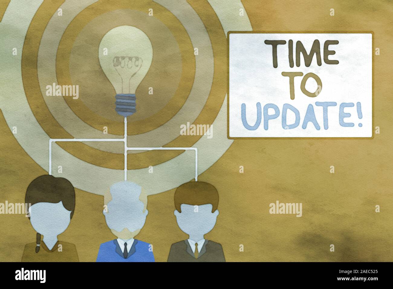 Conceptual hand writing showing Time To Update. Concept meaning this is ...