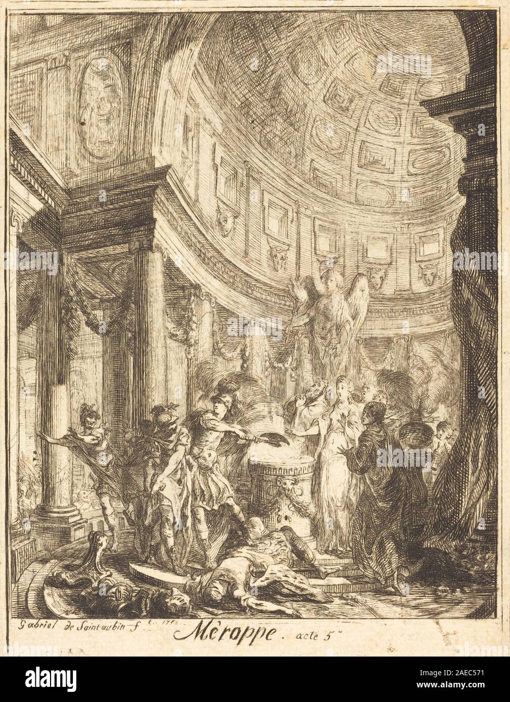 Gabriel jacques saint aubin hi-res stock photography and images - Alamy