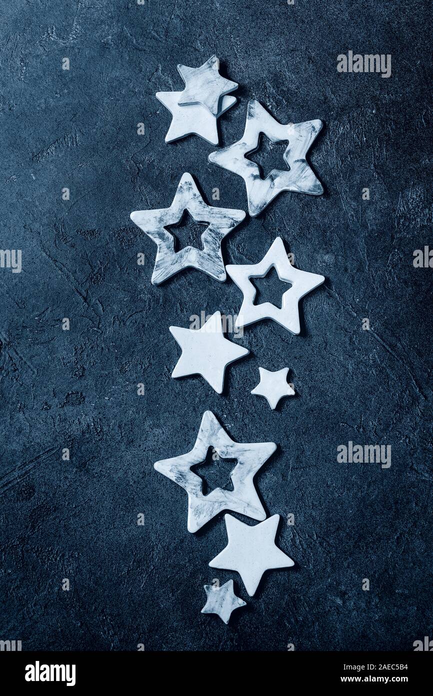 Christmas ceramic stars Stock Photo - Alamy