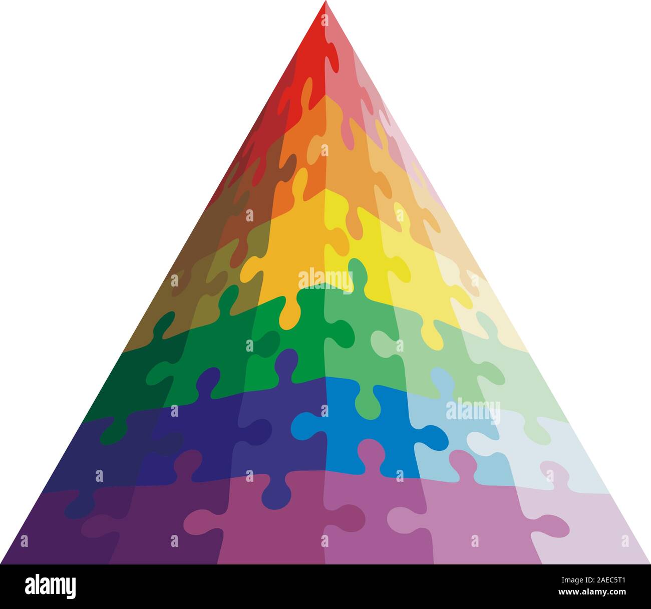Jigsaw triangle hi-res stock photography and images - Alamy