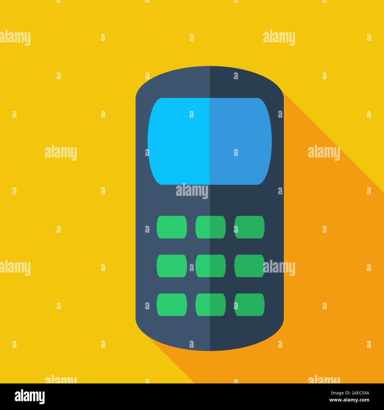 Modern flat design concept icon smart phone. Vector illustration Stock ...