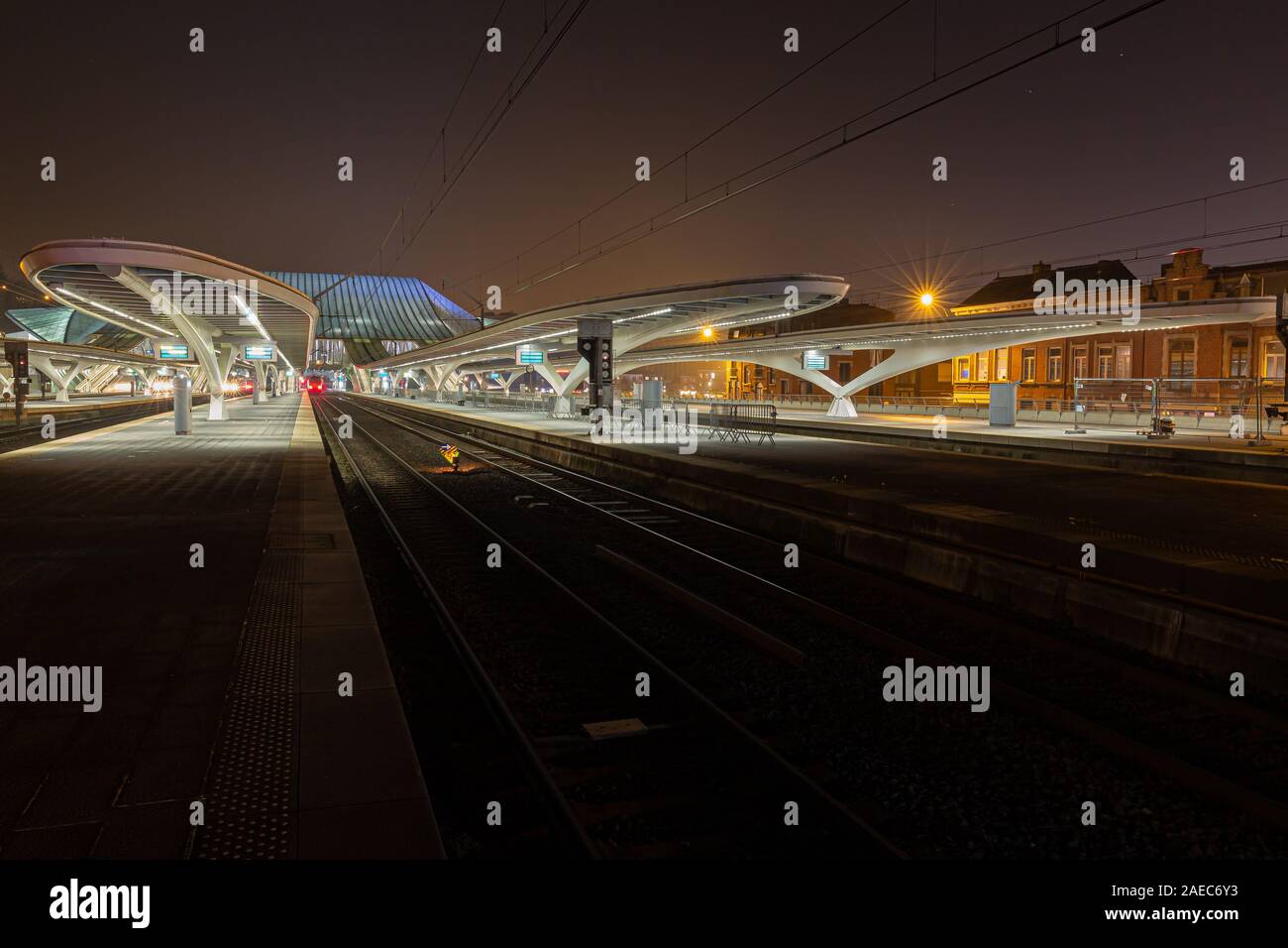 Main train station Liege Guillemins, which was designed by santiago ...