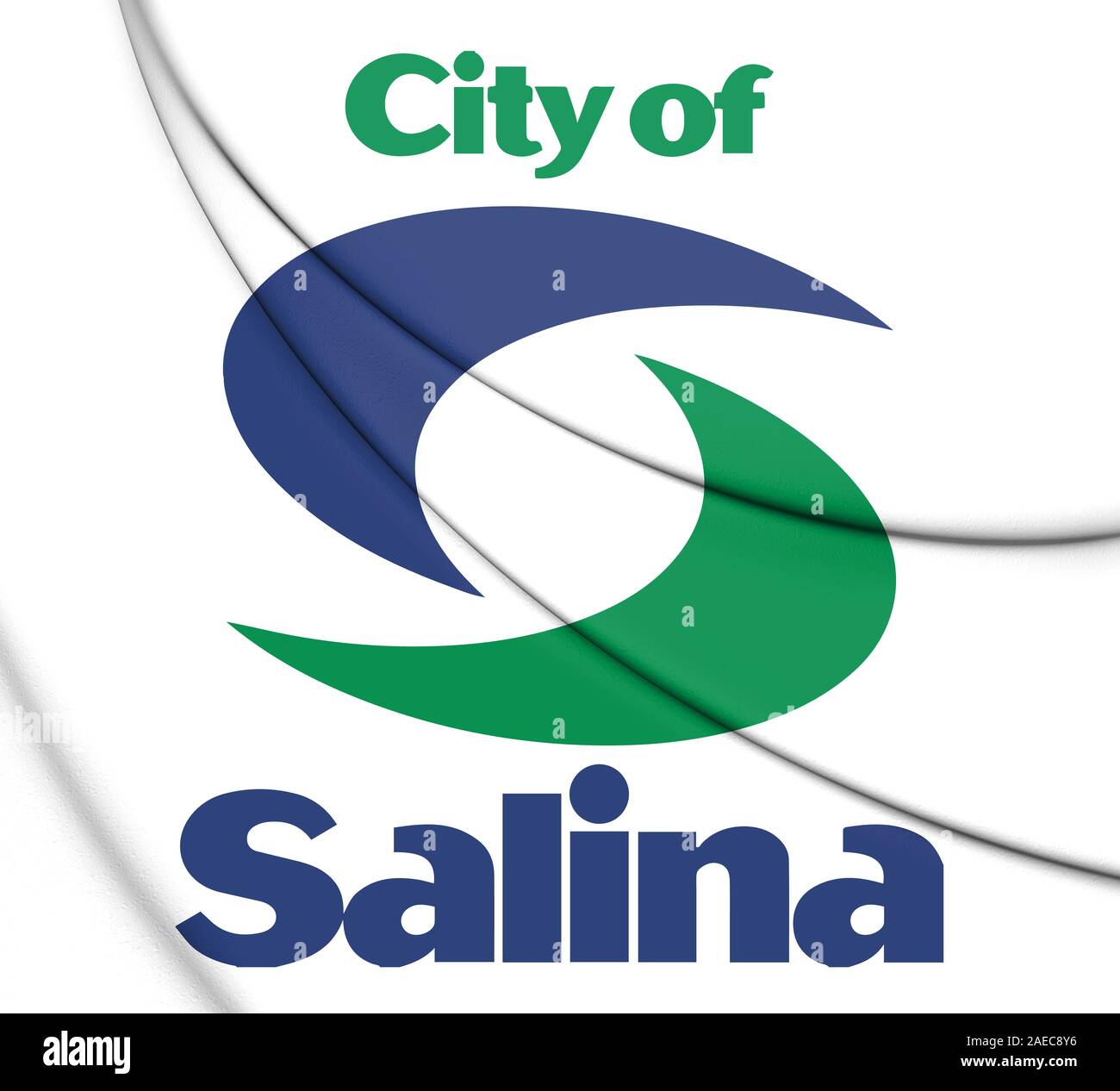3D Seal of Salina (Kansas), USA. 3D Illustration Stock Photo - Alamy