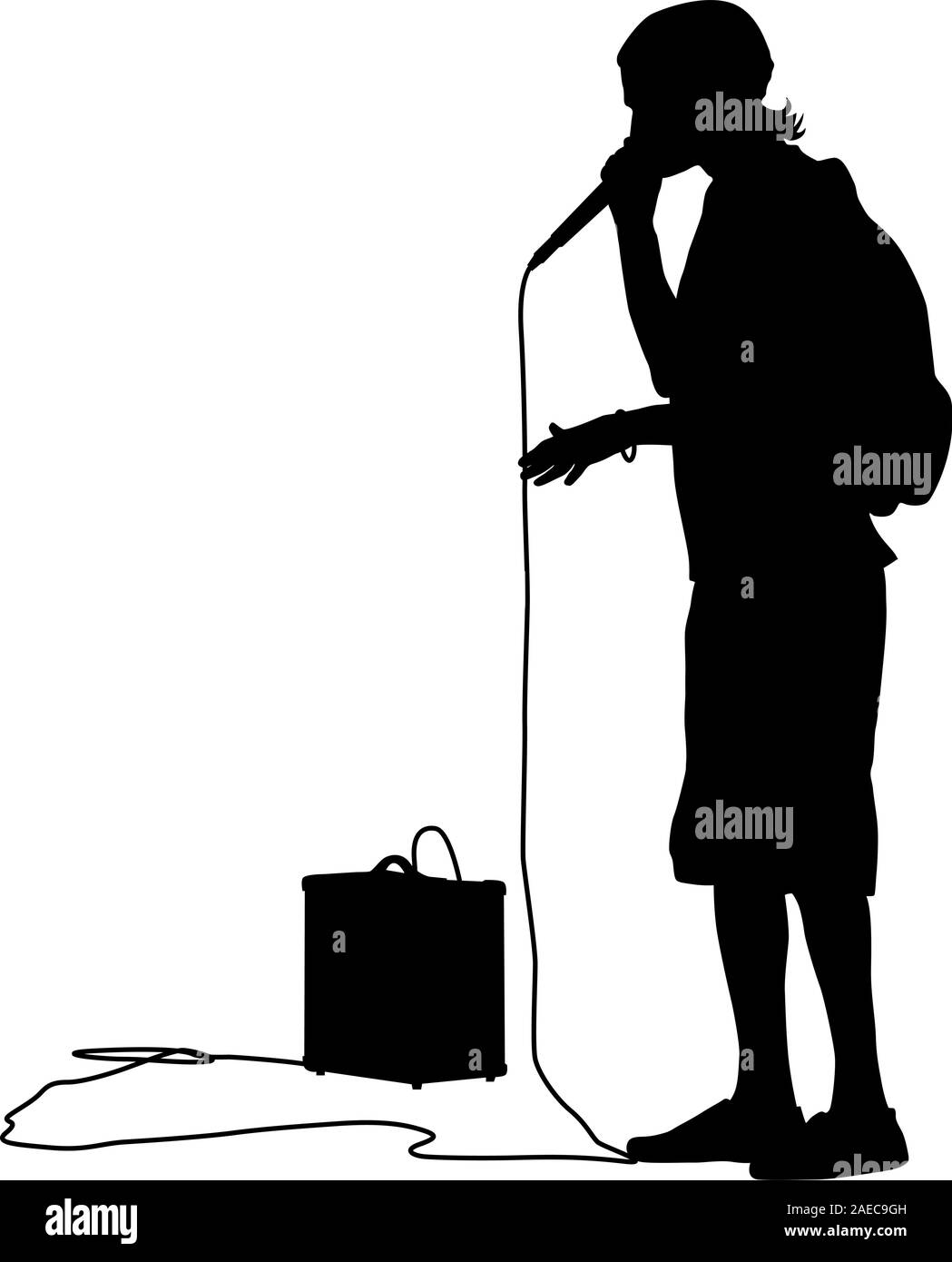 Beatbox silhouette hi-res stock photography and images - Alamy