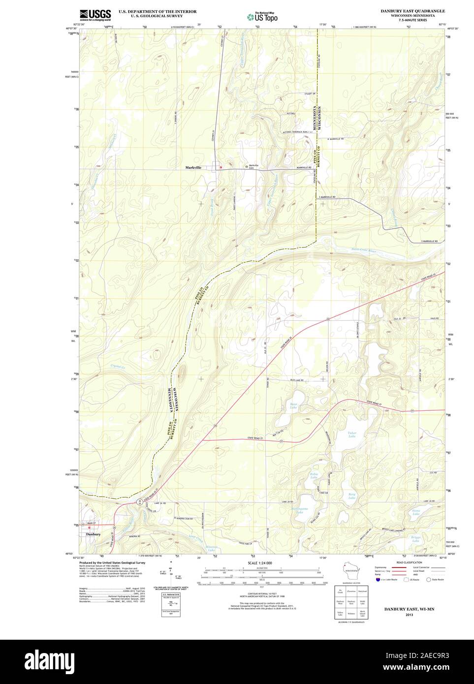 Danbury map Cut Out Stock Images & Pictures - Alamy