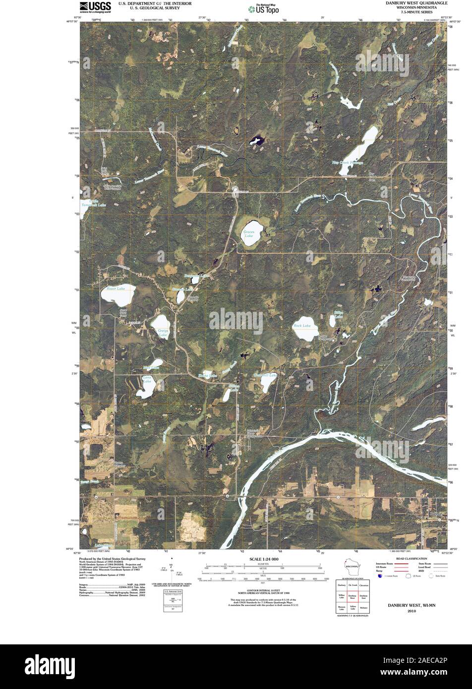 Danbury map Cut Out Stock Images & Pictures - Alamy