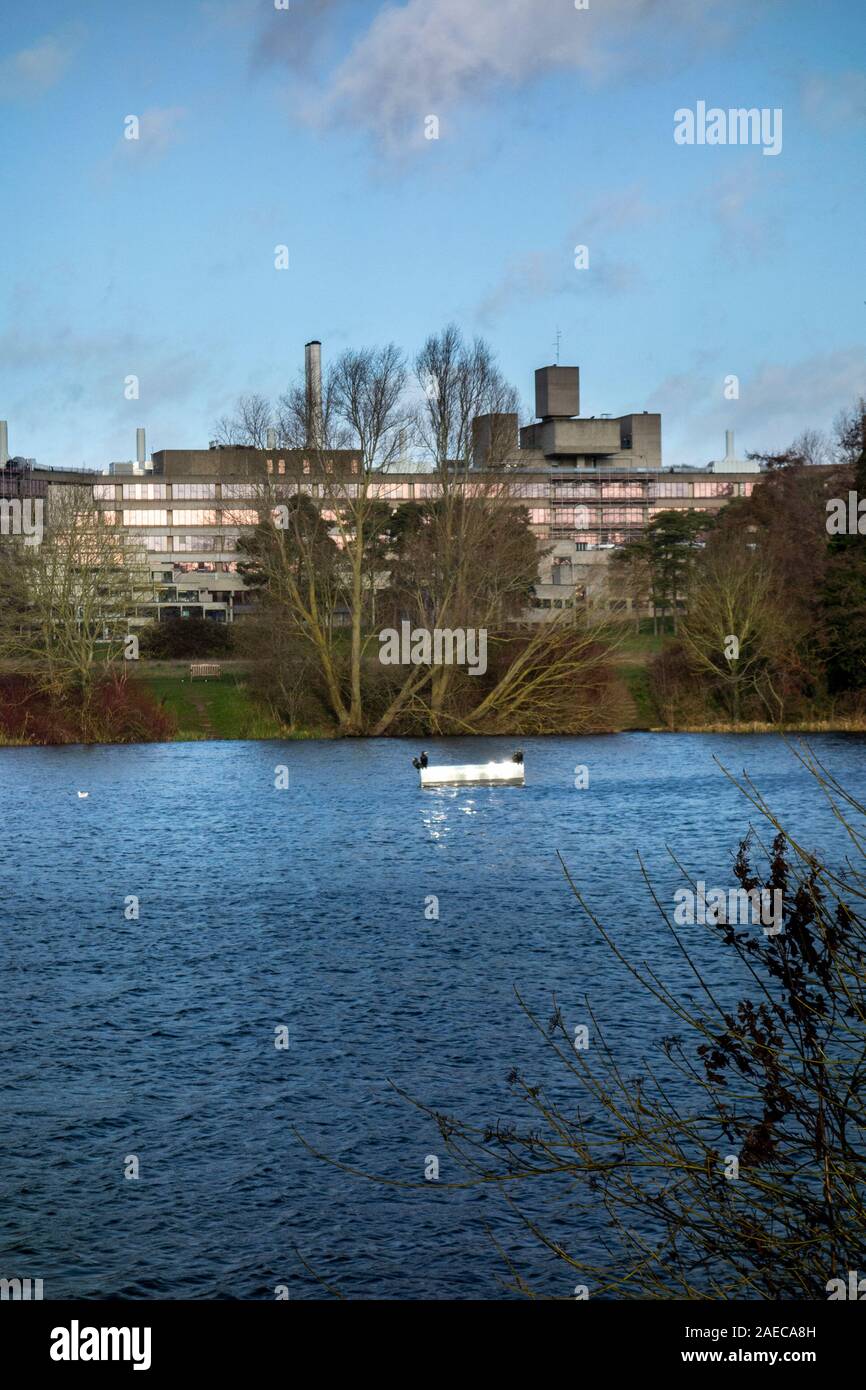 UEA lake the broad Stock Photo - Alamy