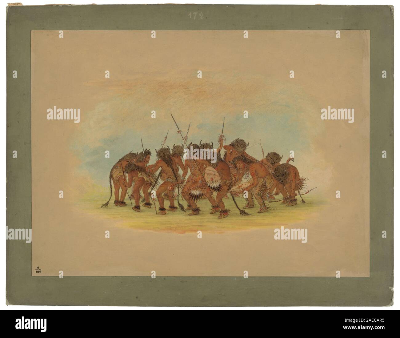 Buffalo dance george catlin hi-res stock photography and images - Alamy