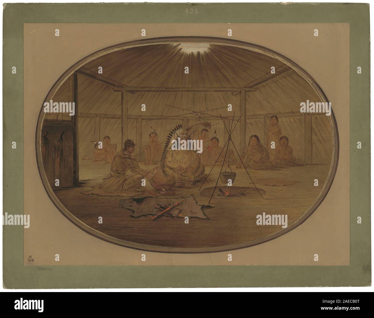 Mandan chief hi-res stock photography and images - Alamy