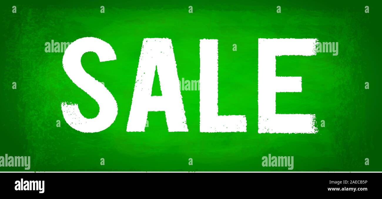 Sale, green wall with paint texture typography Stock Vector Image & Art ...