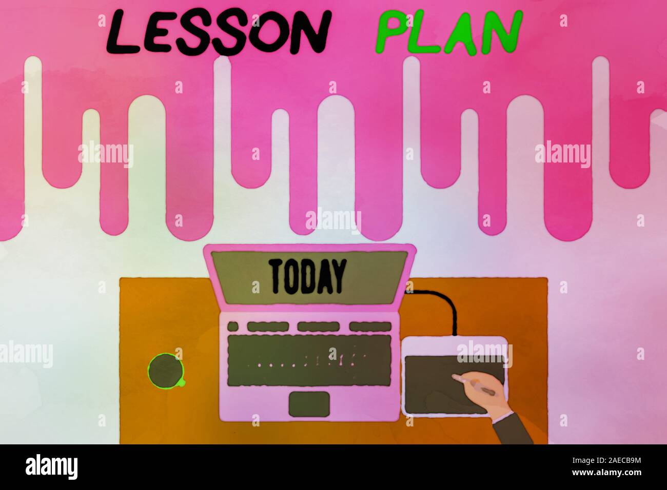 Handwriting text writing Lesson Plan. Conceptual photo a teacher s is ...