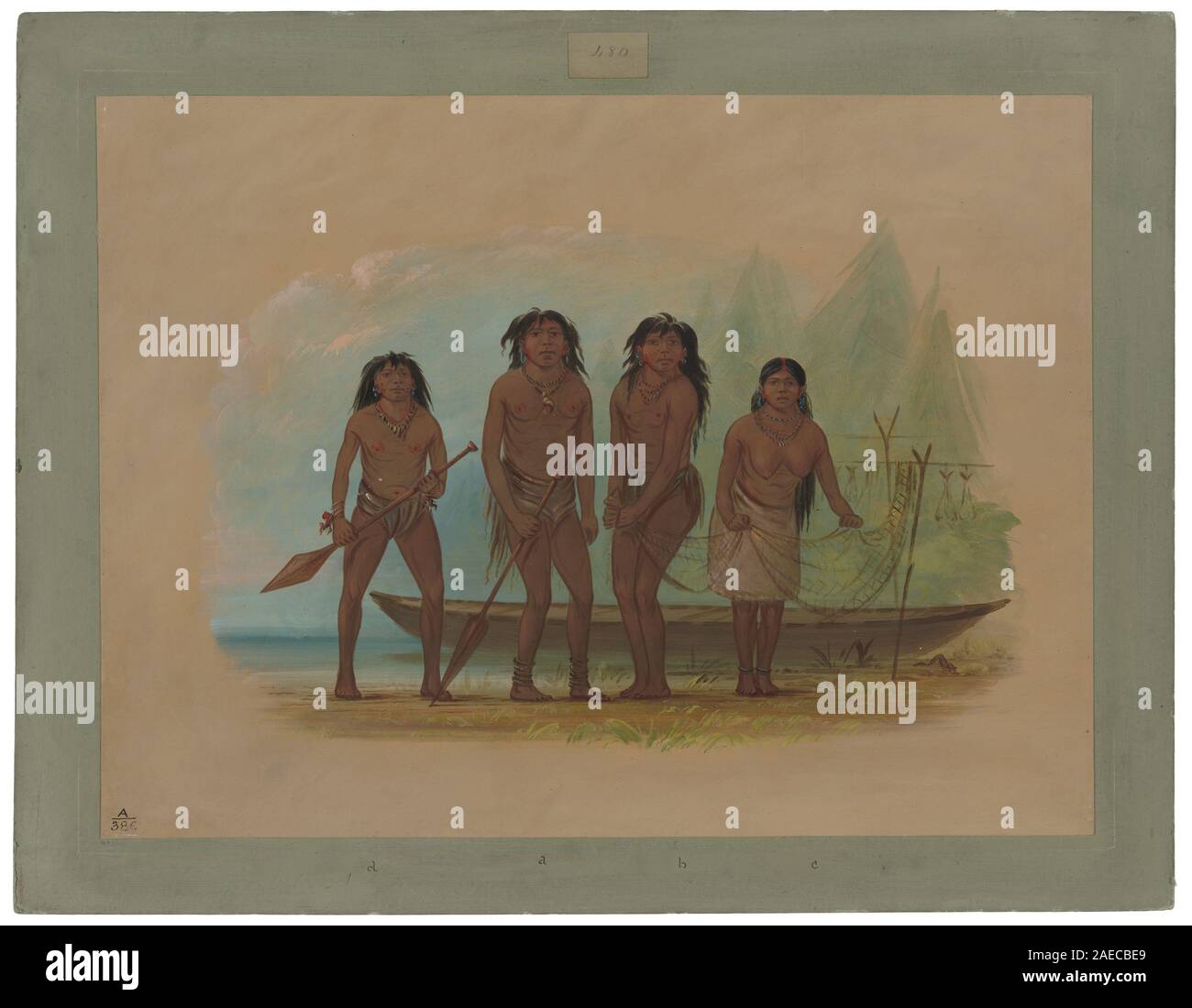 Fuegian indians hi-res stock photography and images - Alamy