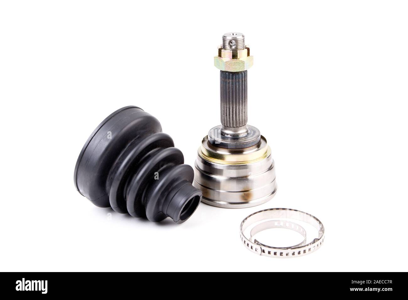 CV joint kit for car isolated on white background. New car parts Stock ...