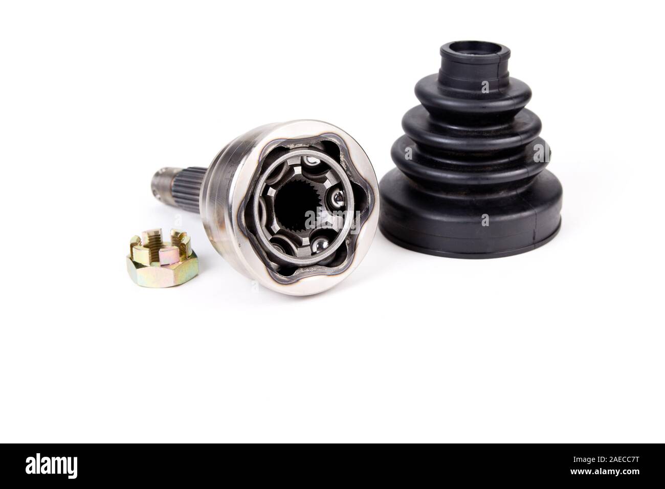 CV joint kit for car isolated on white background. New car parts Stock ...