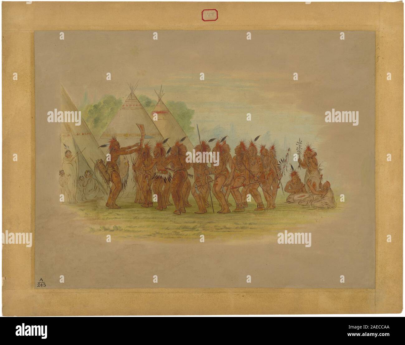 Slaves' Dance - Saukie; 1861date George Catlin, Slaves' Dance - Saukie ...