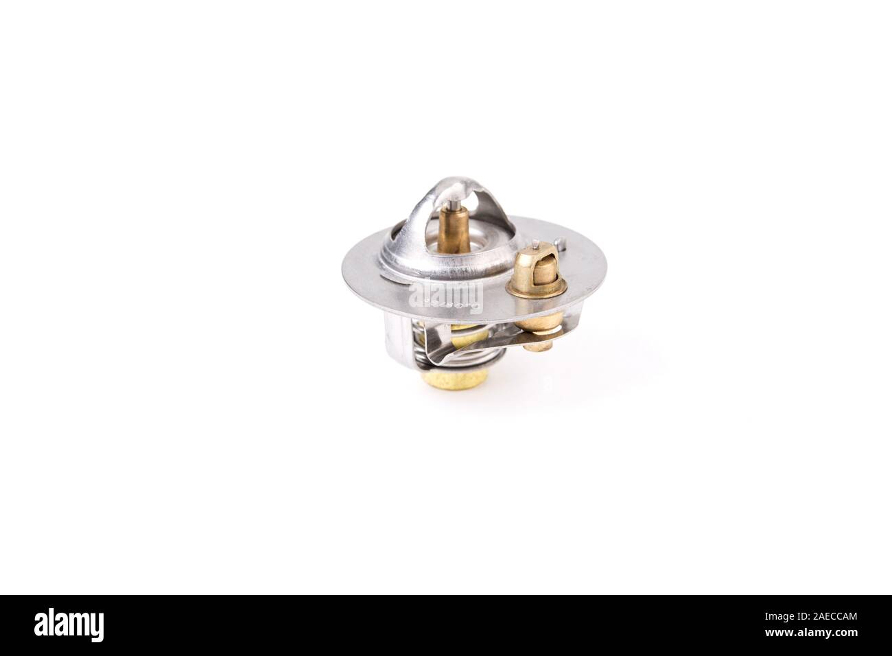 Thermostat for car isolated on white background. New car parts Stock ...