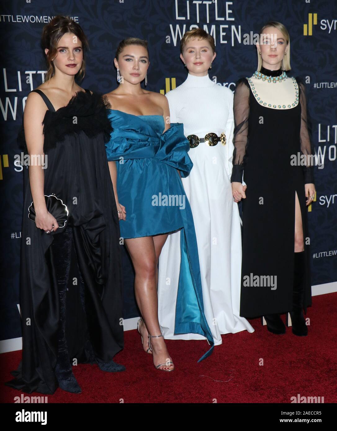 New York, USA. 08th Dec, 2019. December 07, 2019 Emma Watson, Saorise ...