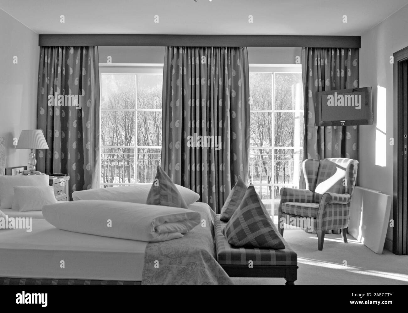 Austria: One of the lovely living room in the Grand Hotel in Lienz in ...