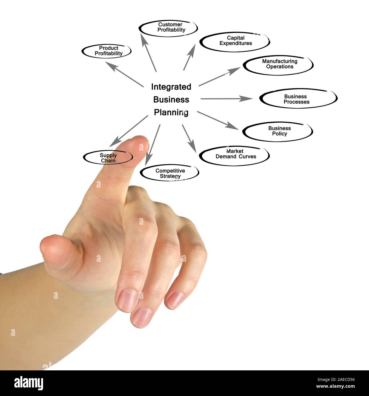 Diagram of Integrated Business Planning Stock Photo - Alamy
