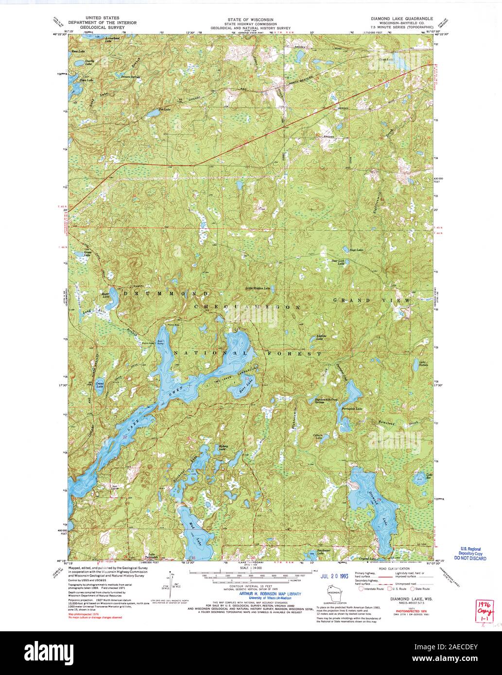 Diamond lake map hi-res stock photography and images - Alamy