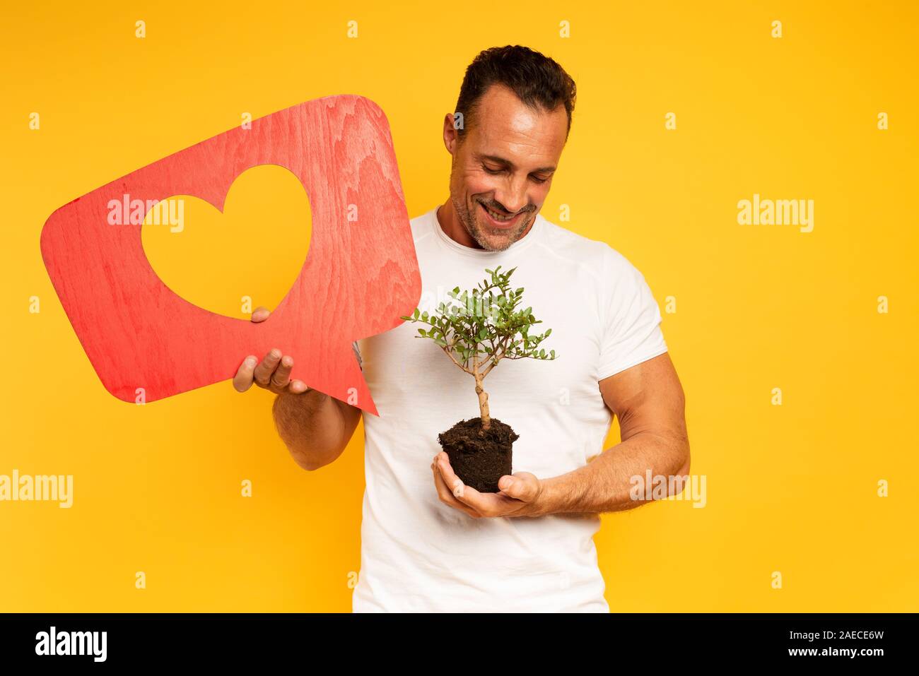 Tree like a heart hi-res stock photography and images - Alamy