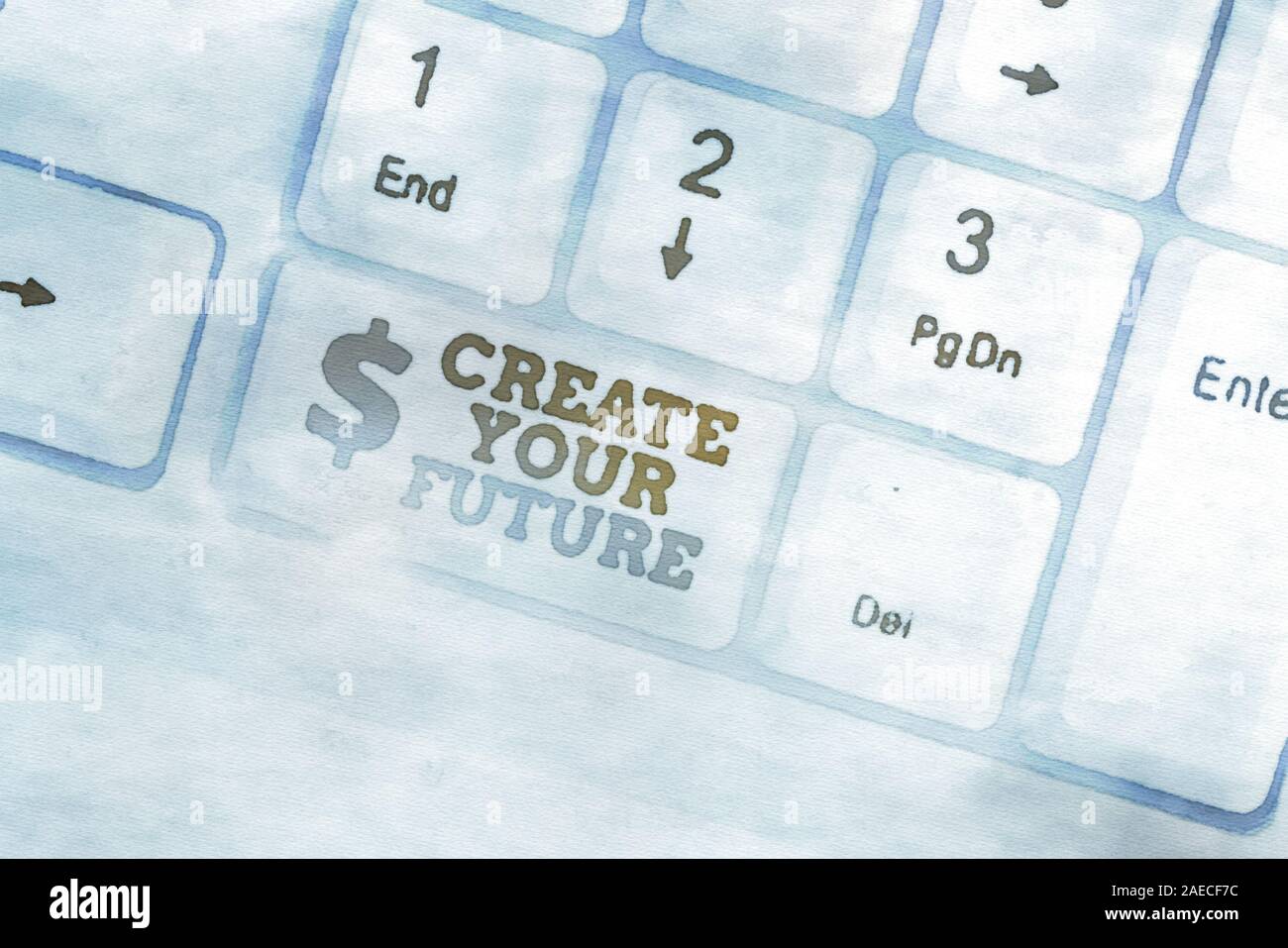 Conceptual hand writing showing Create Your Future. Concept meaning Set ...