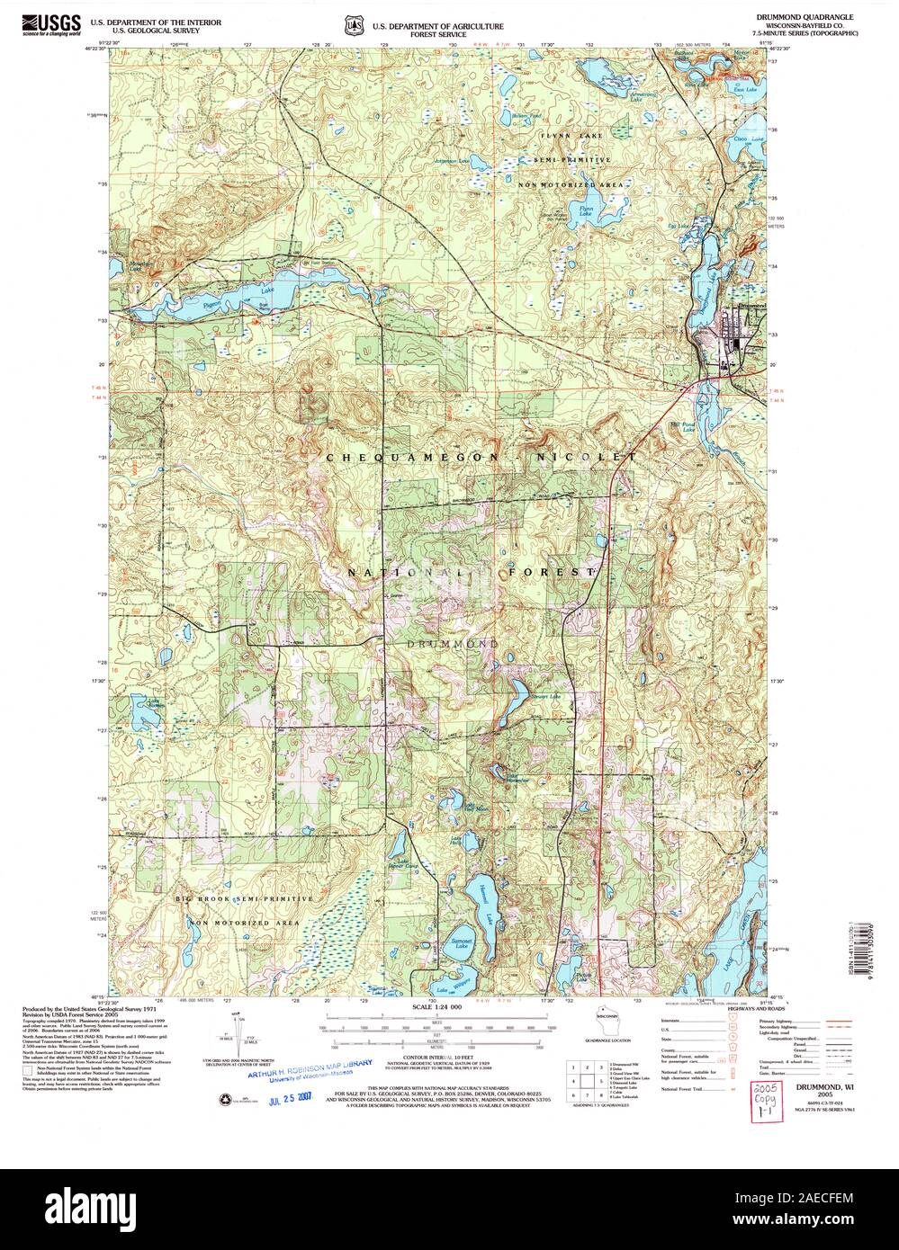 Drummond map Cut Out Stock Images & Pictures - Alamy