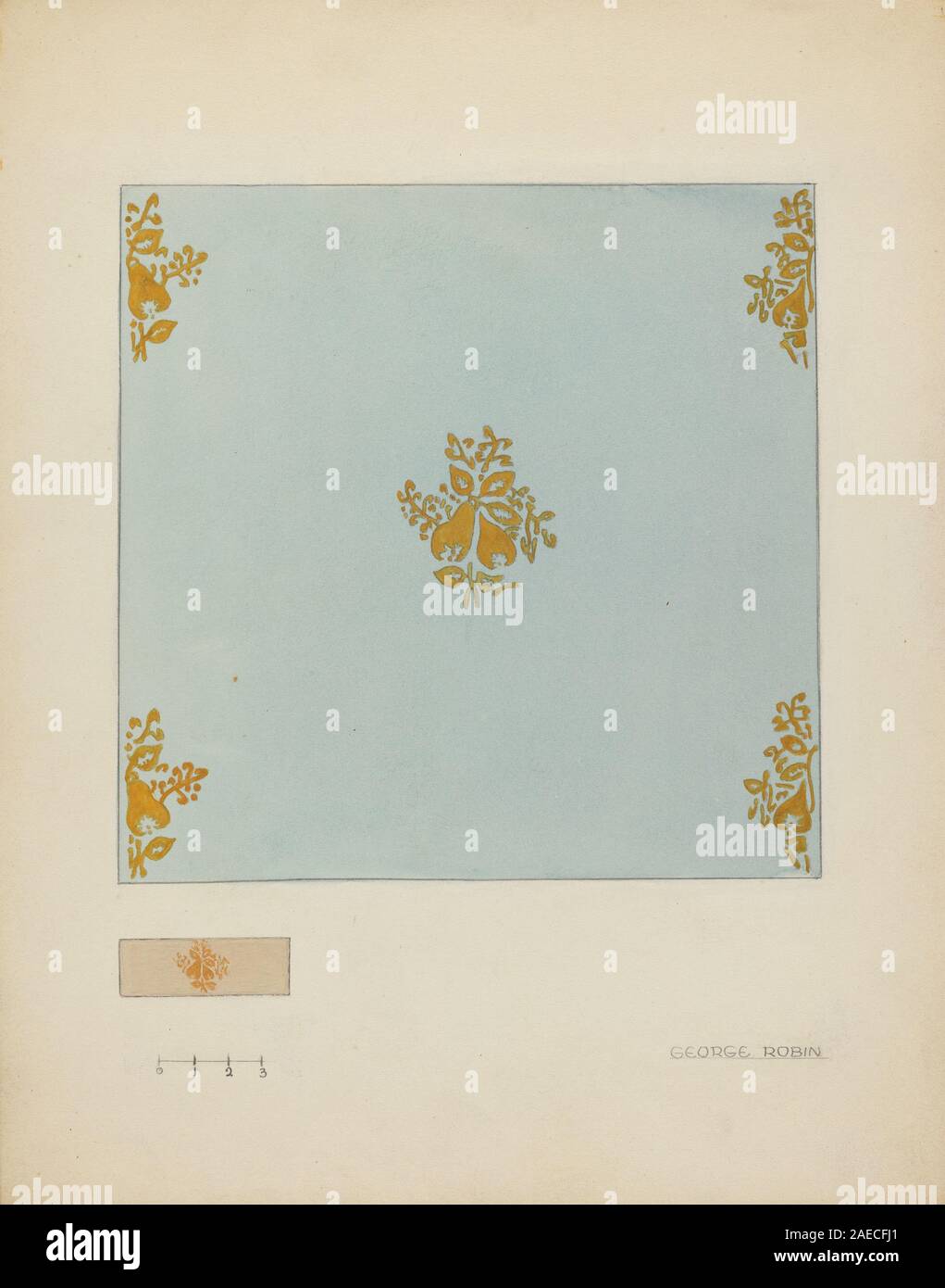 Wall Paper; c. 1936 George Robin, Wall Paper, c 1936 Stock Photo - Alamy