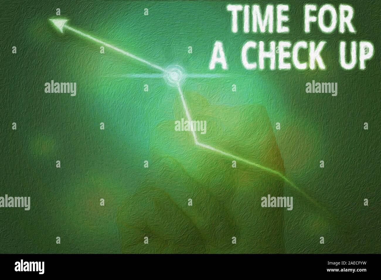 Conceptual hand writing showing Time For A Check Up. Concept meaning a ...