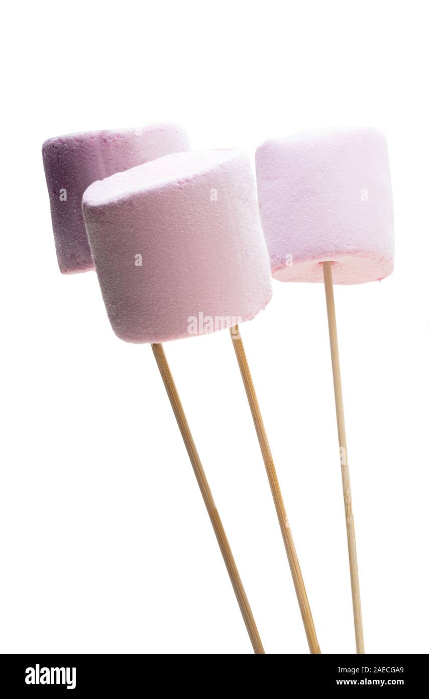 Marshmallow on a stick raw hi-res stock photography and images - Alamy