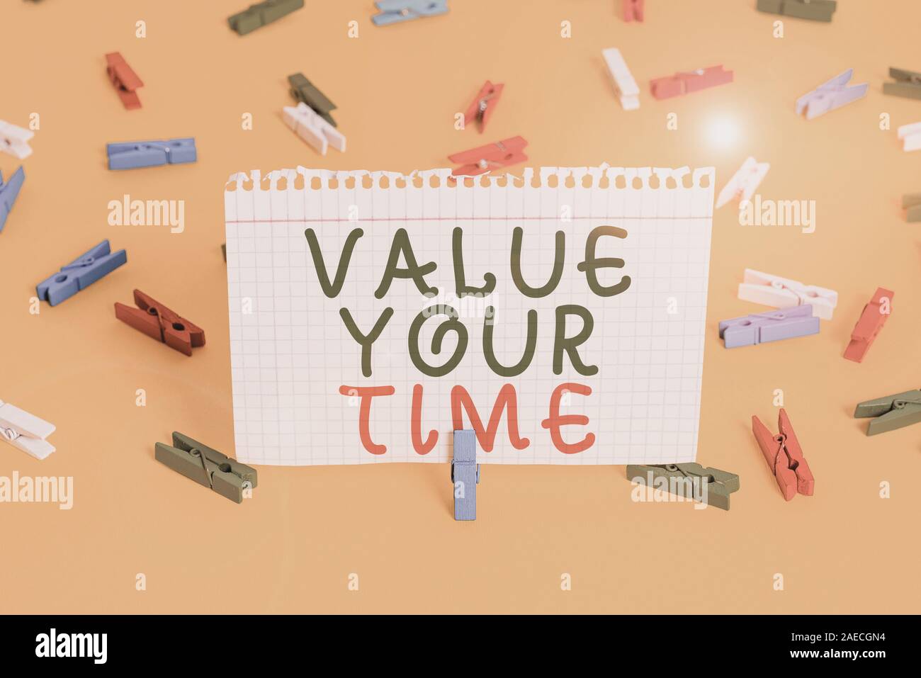 Handwriting text Value Your Time. Conceptual photo asking someone to ...
