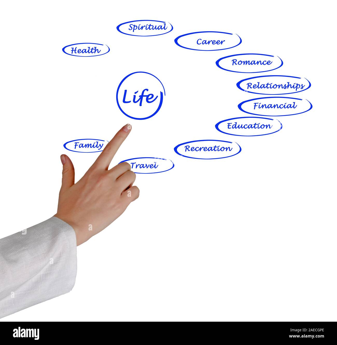 Diagram of life Stock Photo - Alamy