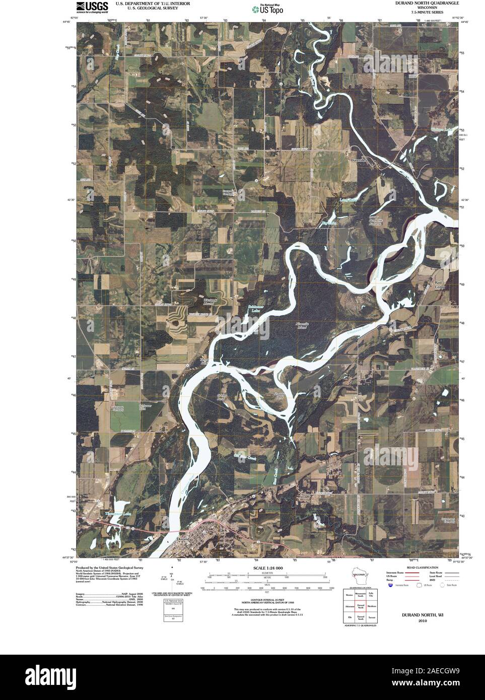 Map of durand Cut Out Stock Images & Pictures - Alamy