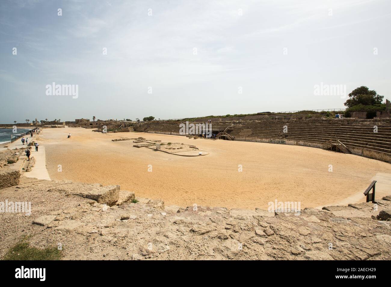 The hippodrome built by Herod also is still identifiable, though it is ...