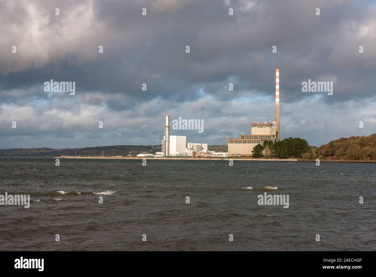 Aghada, Cork, Ireland. 06th December, 2019 - The ESB power plant in ...