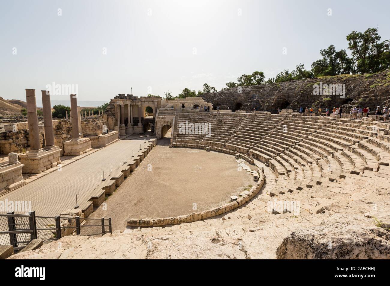 The theater was built in the 1st century AD. The structure seen today ...