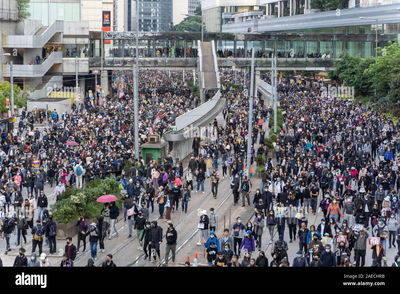 Hong Kong Island, Hong Kong - Dec 8, 2019: International Bill of Human ...