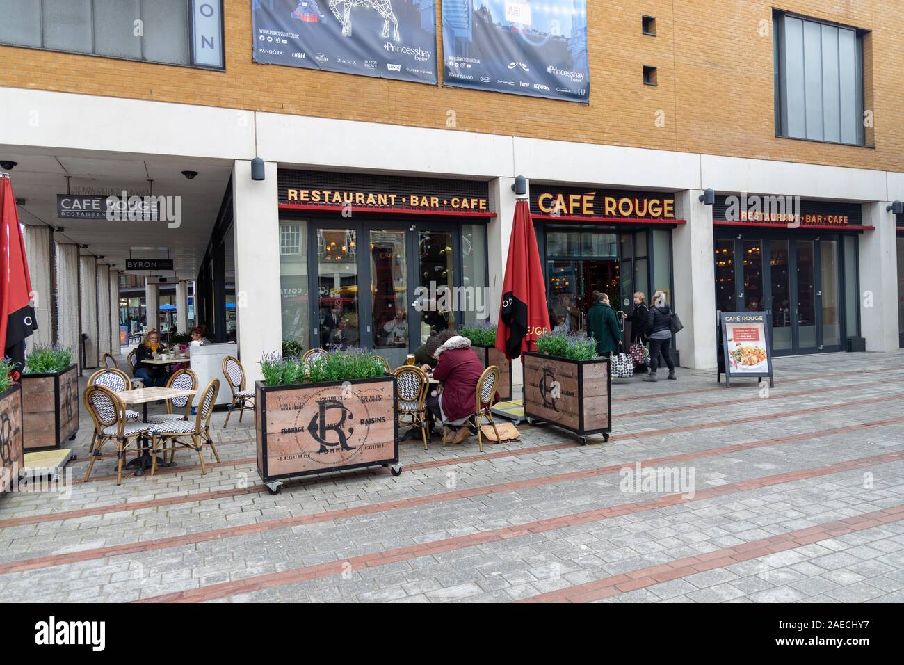 Cafe Rouge, French Restaurant, Princesshay, Exeter Stock Photo - Alamy