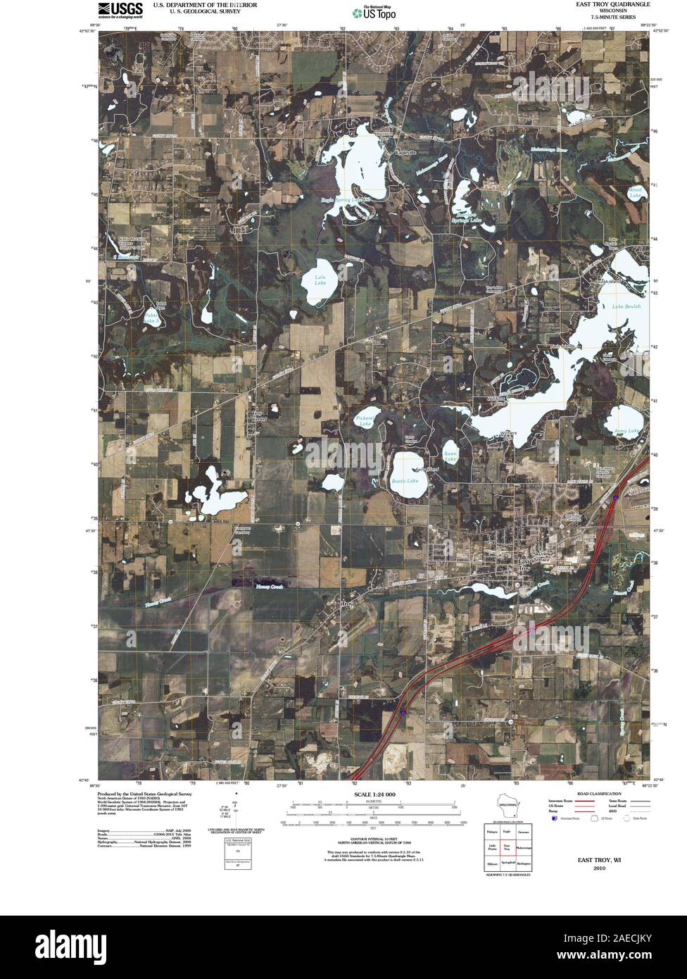 Troy historical map Cut Out Stock Images & Pictures - Alamy