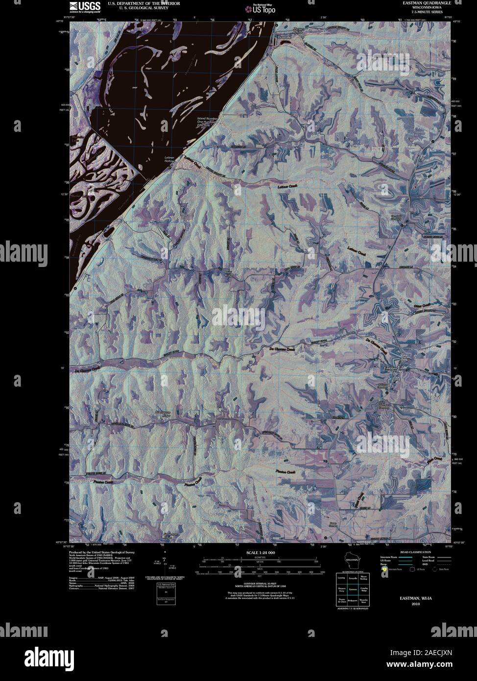 Map of eastman hi-res stock photography and images - Alamy