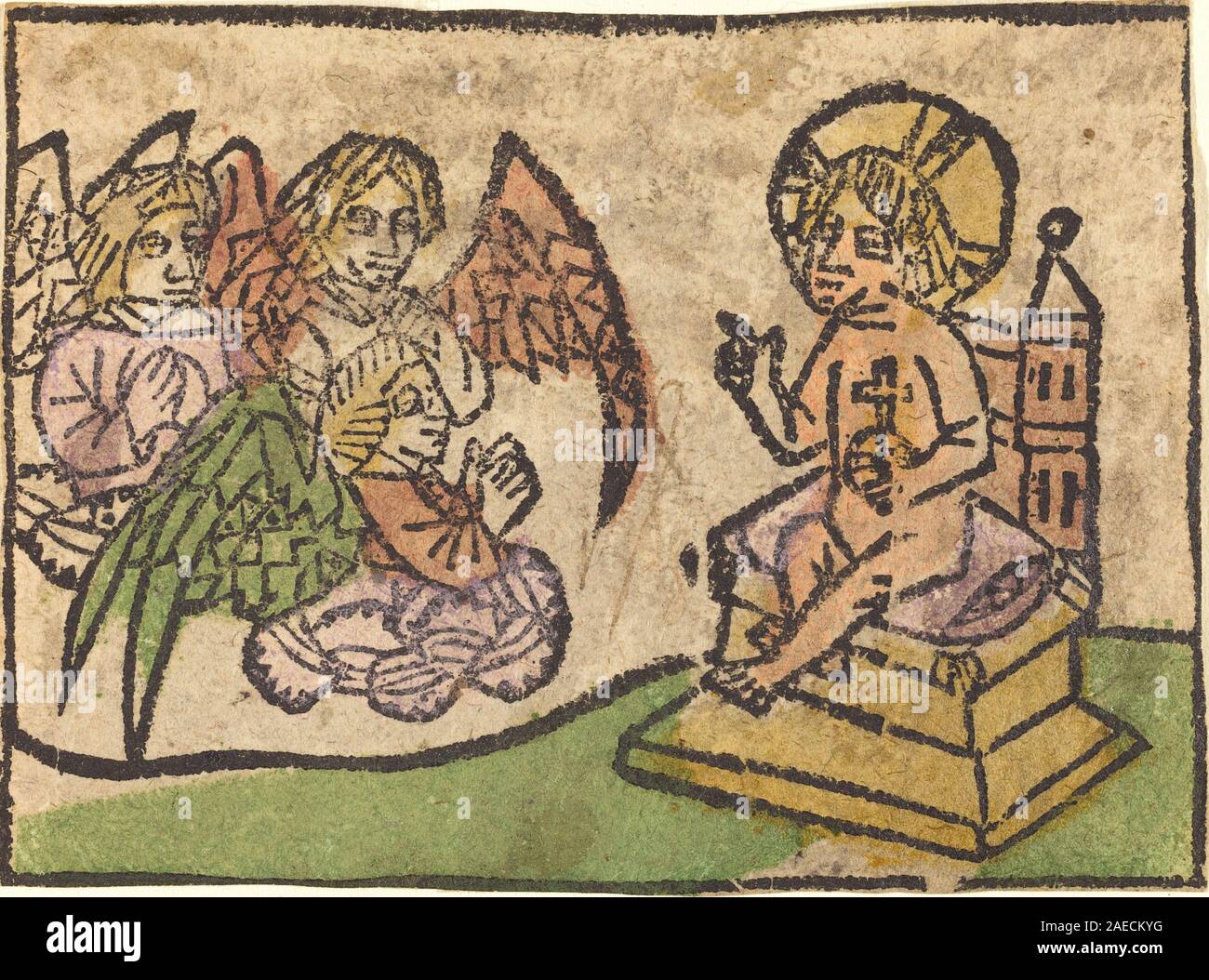 Christ child three angels hi-res stock photography and images - Alamy