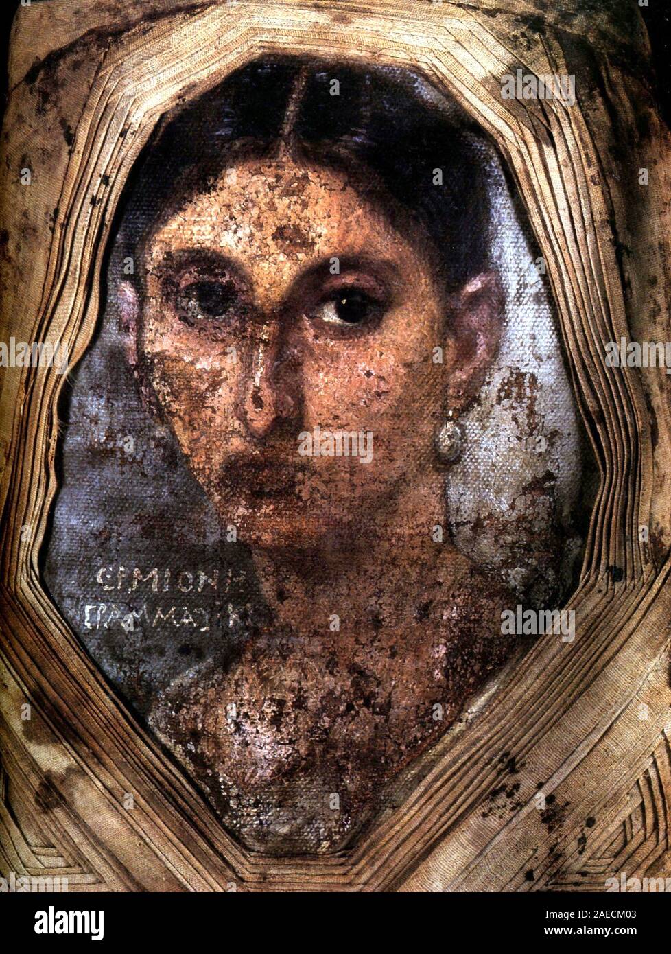 Fayum Portraits. Ancient Greek funeral paintings from 3rd century BC to ...