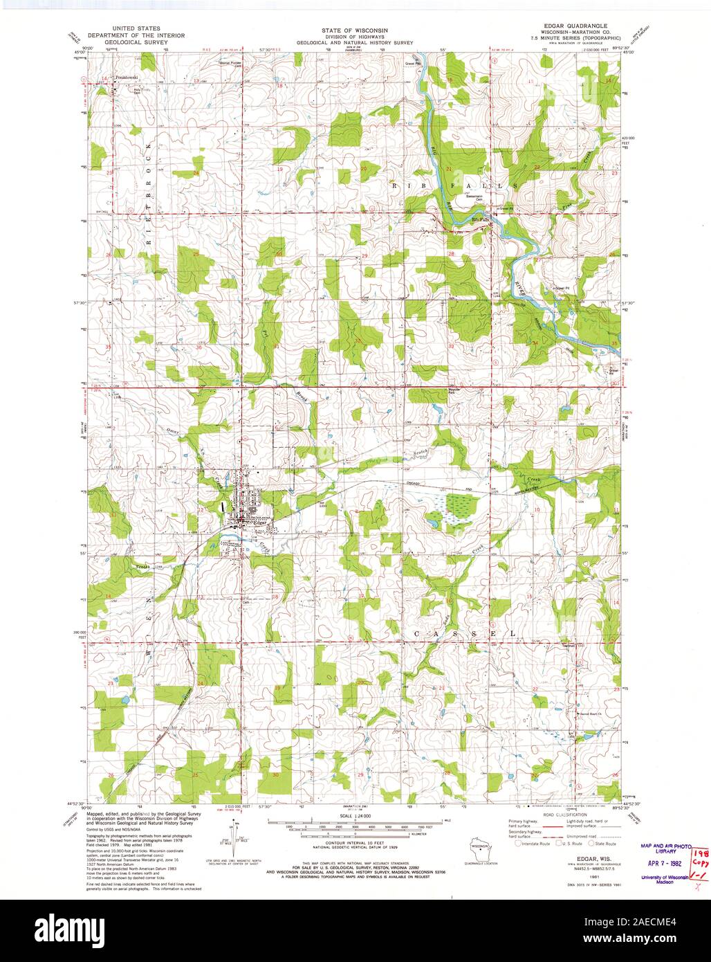 Edgar map Cut Out Stock Images & Pictures - Alamy