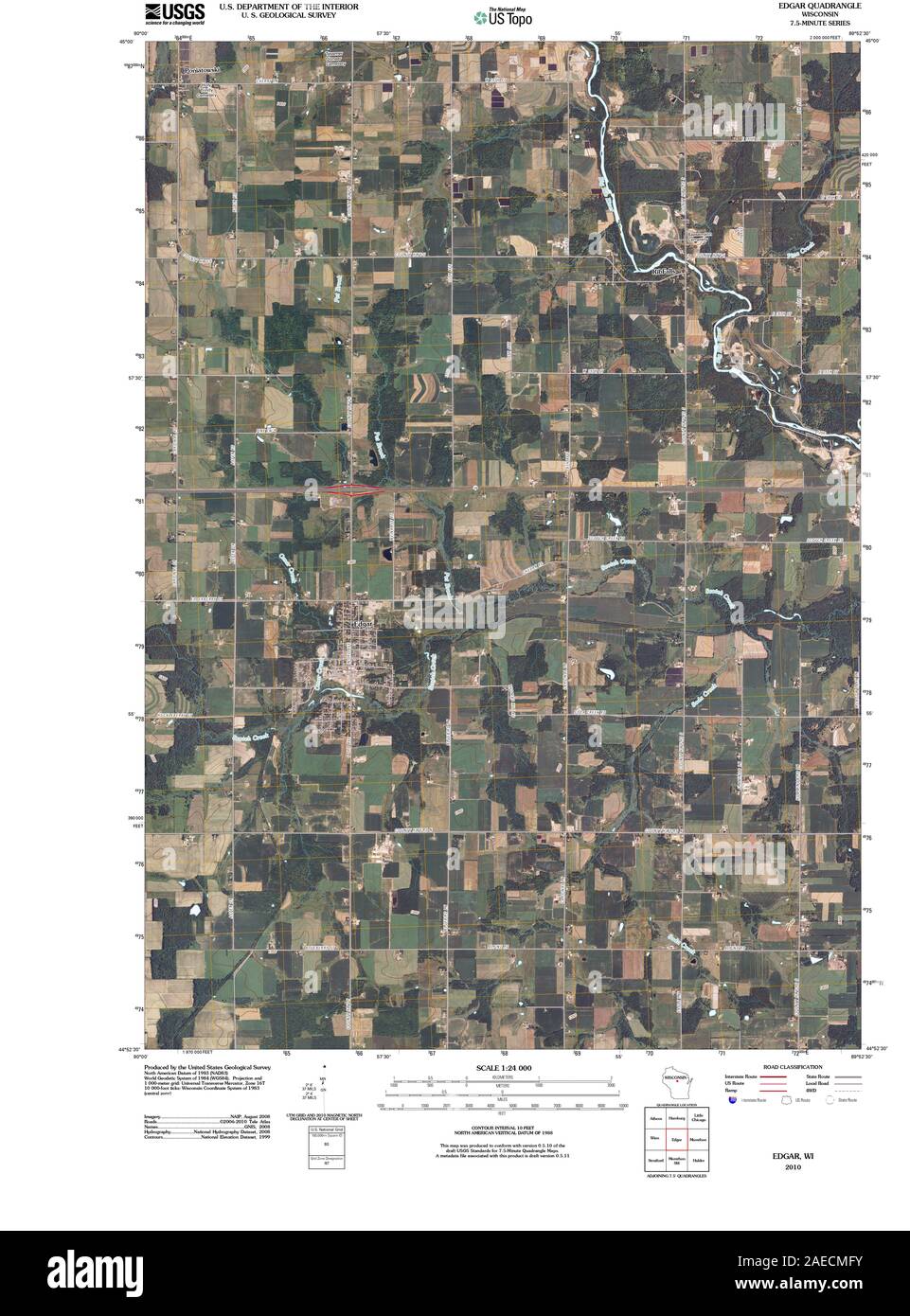 Edgar map Cut Out Stock Images & Pictures - Alamy