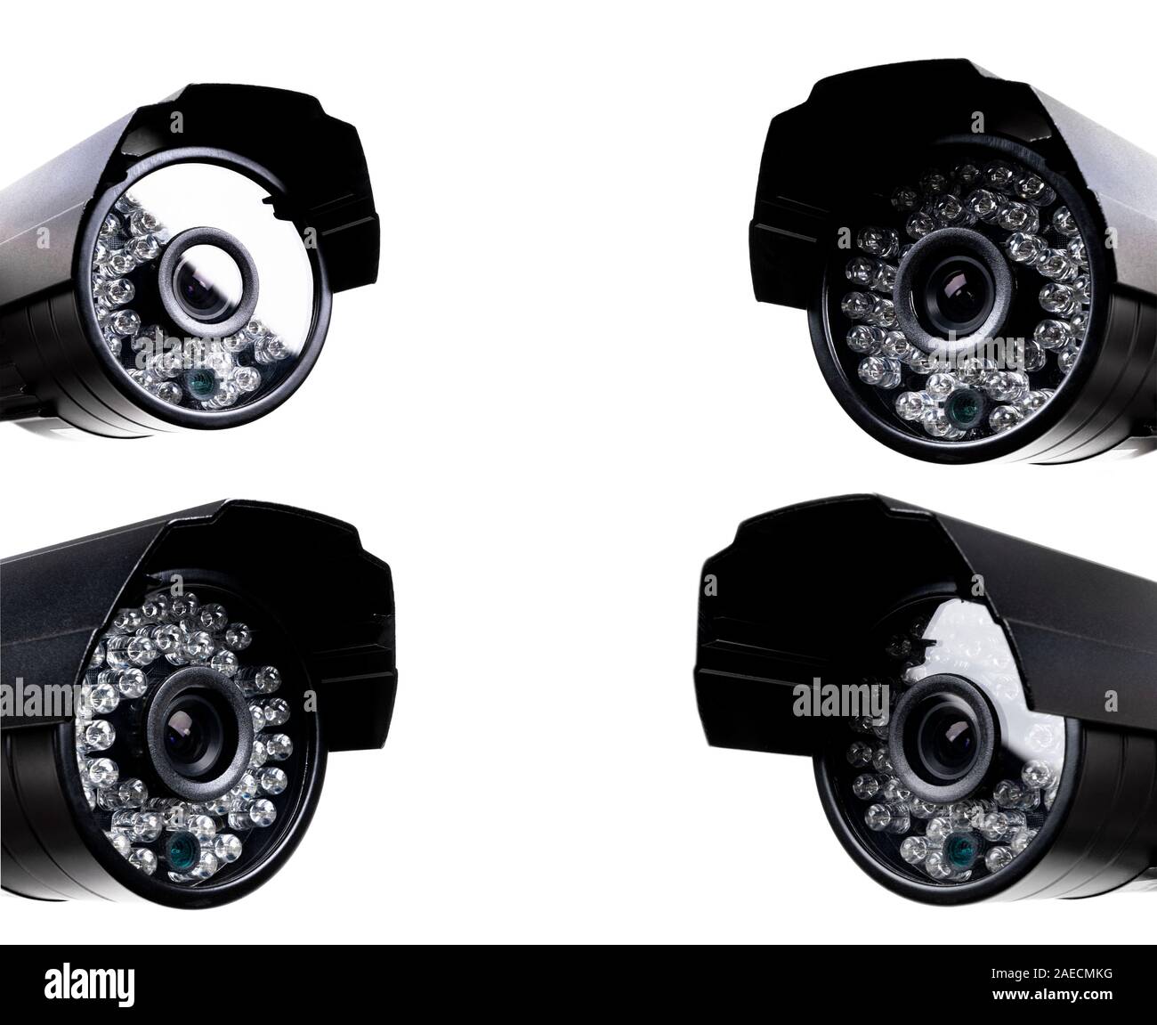 Cctv security camera Cut Out Stock Images & Pictures - Alamy