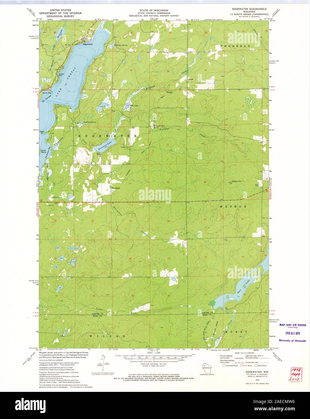 Edgewater map hi-res stock photography and images - Alamy